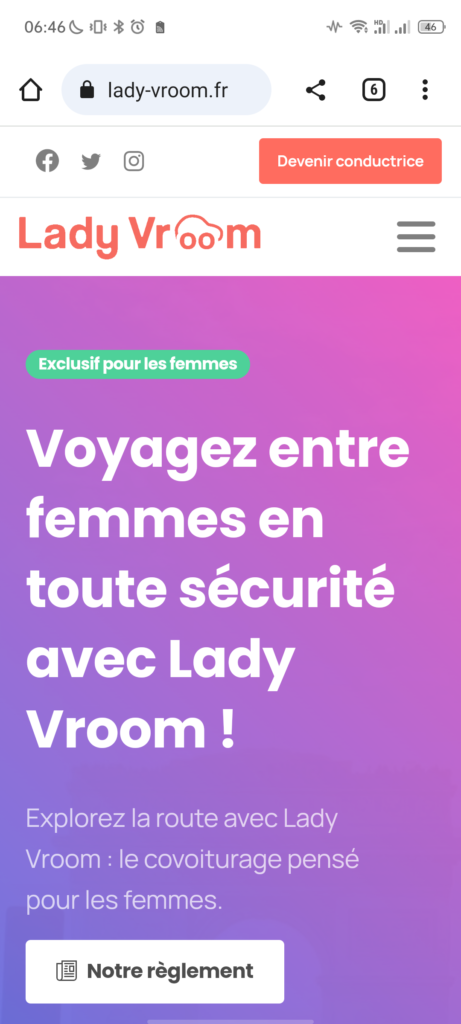 Lady Vroom, le service de covoiturage français entièrement dédié aux ...