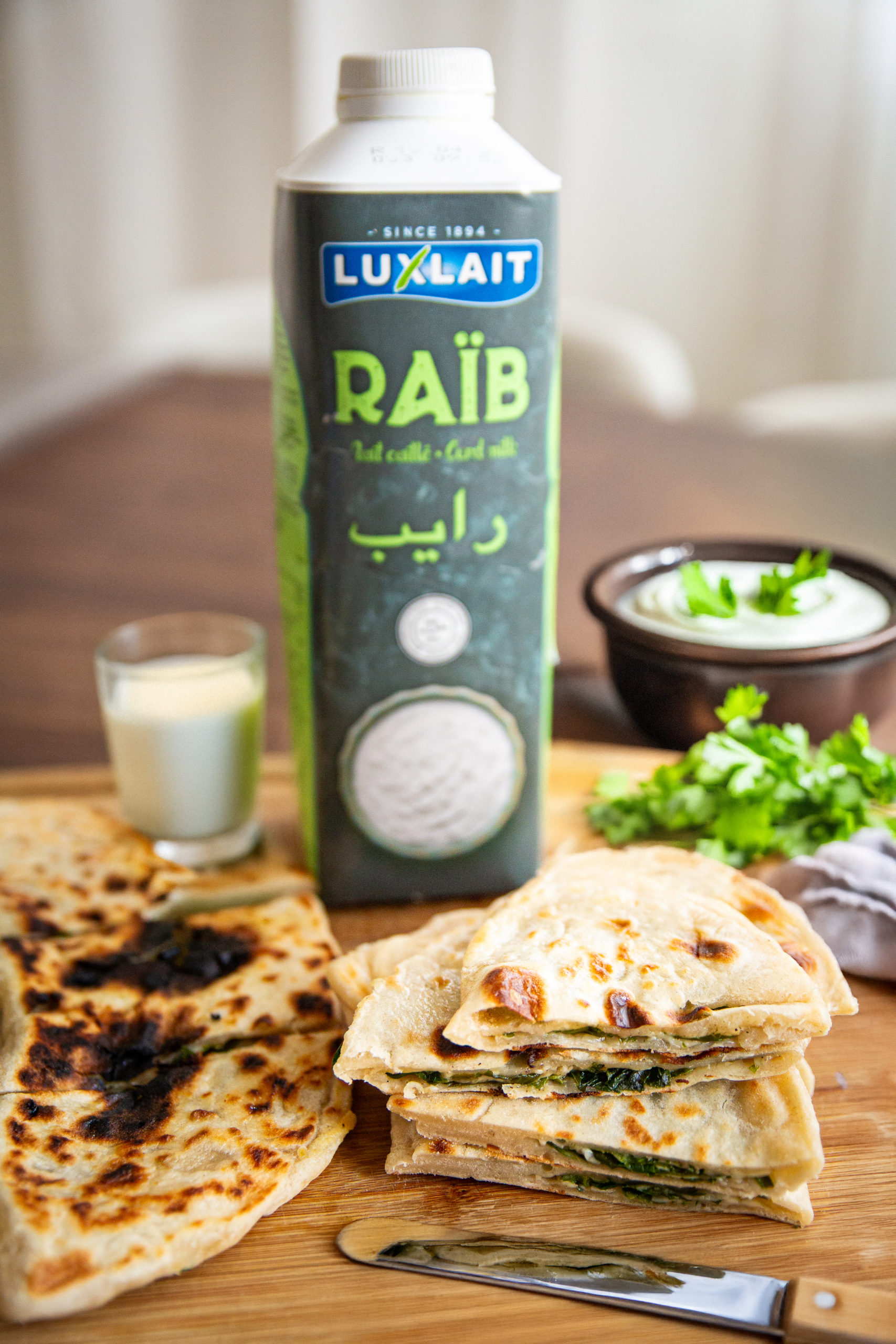 Gözleme au Raïb (Crêpes turques aux épinards et fromage) - Gazellemag